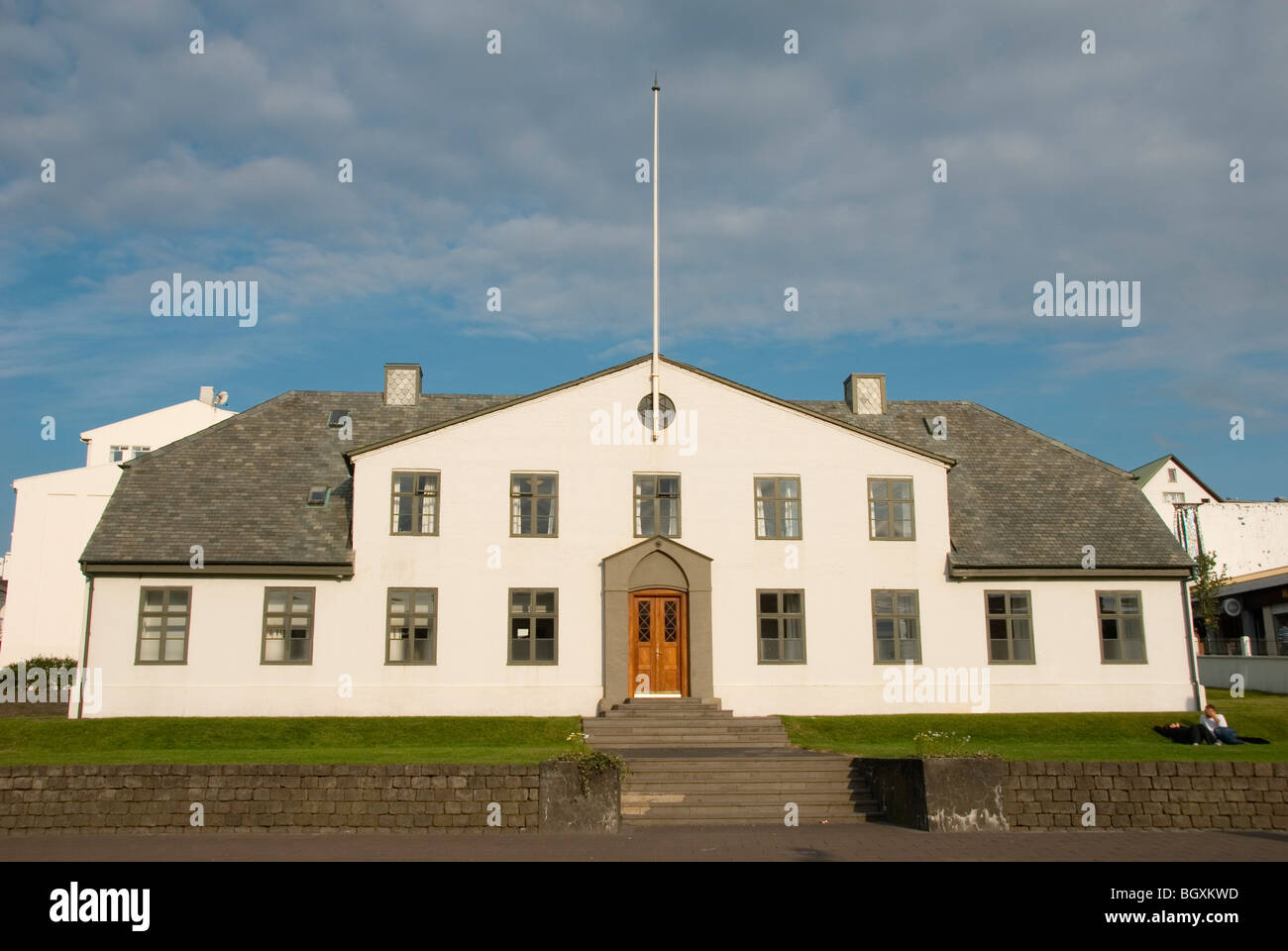 Iceland government building hi-res stock photography and images - Alamy