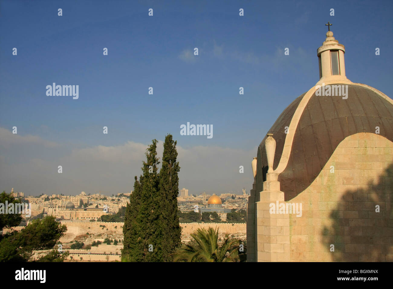 Church of Dominus Flevit on the Mount of Olives Stock Photo - Alamy