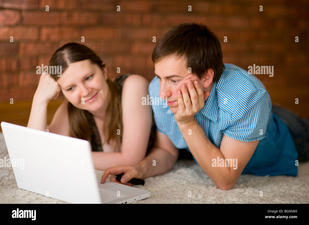 Surfing the Internet Stock Photo - Alamy