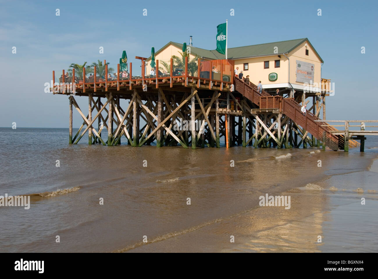 Buildings on stilts Stock Photo - Alamy