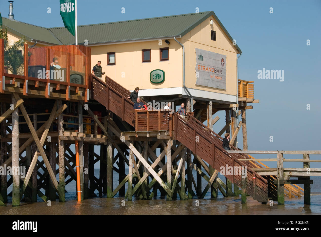 Buildings on stilts Stock Photo - Alamy