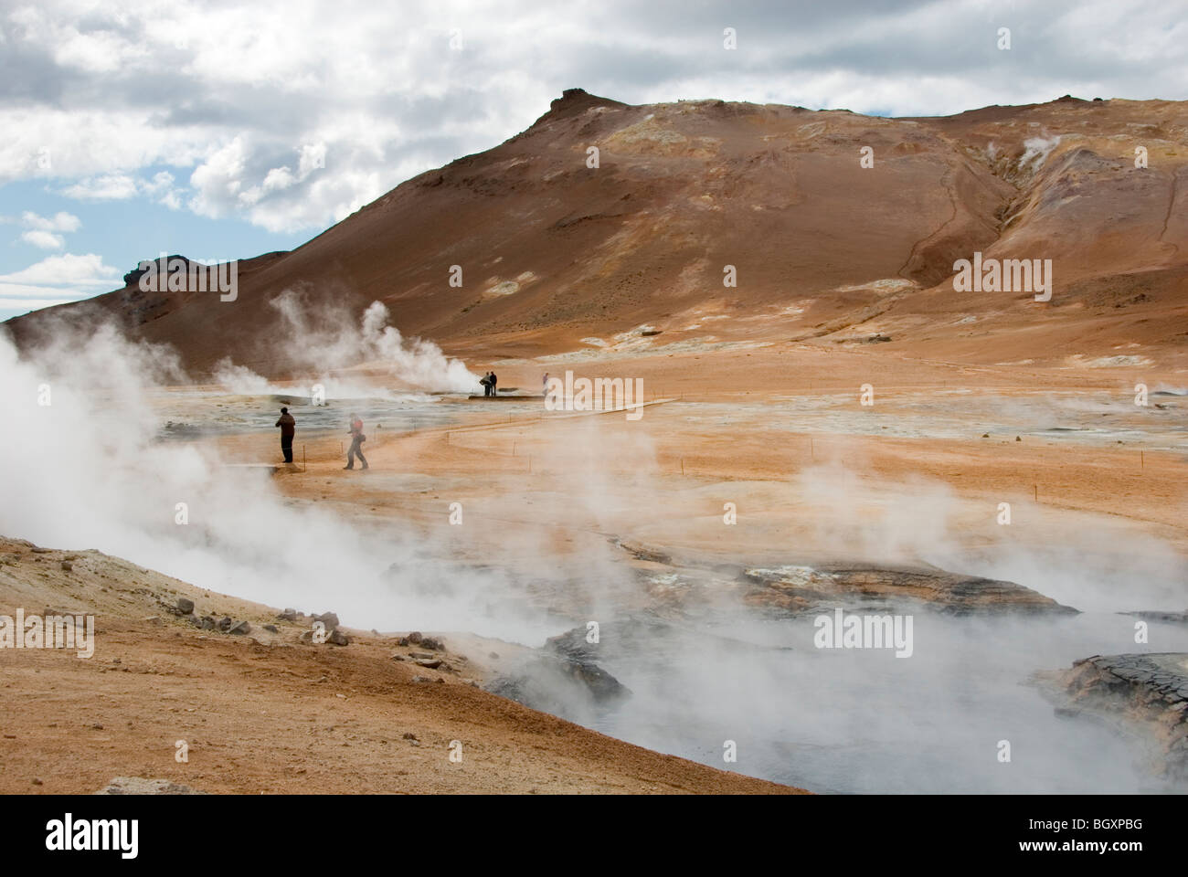 Namafjall high temperature geothermal area hi-res stock photography and ...
