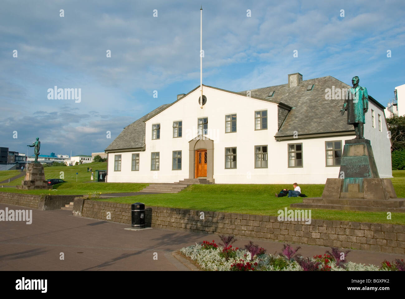 Iceland government building hi-res stock photography and images - Alamy