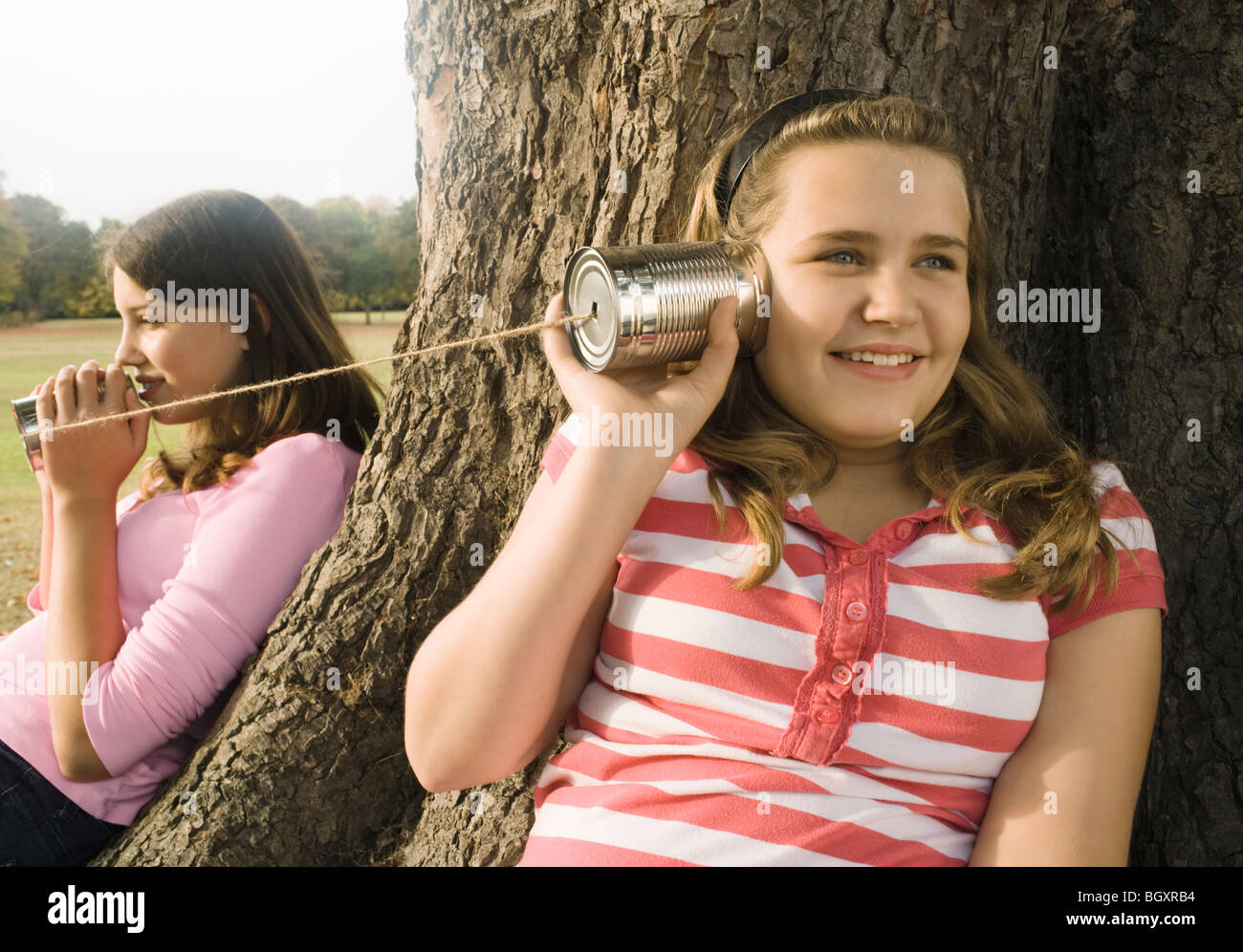 Tin can phones hi-res stock photography and images - Alamy
