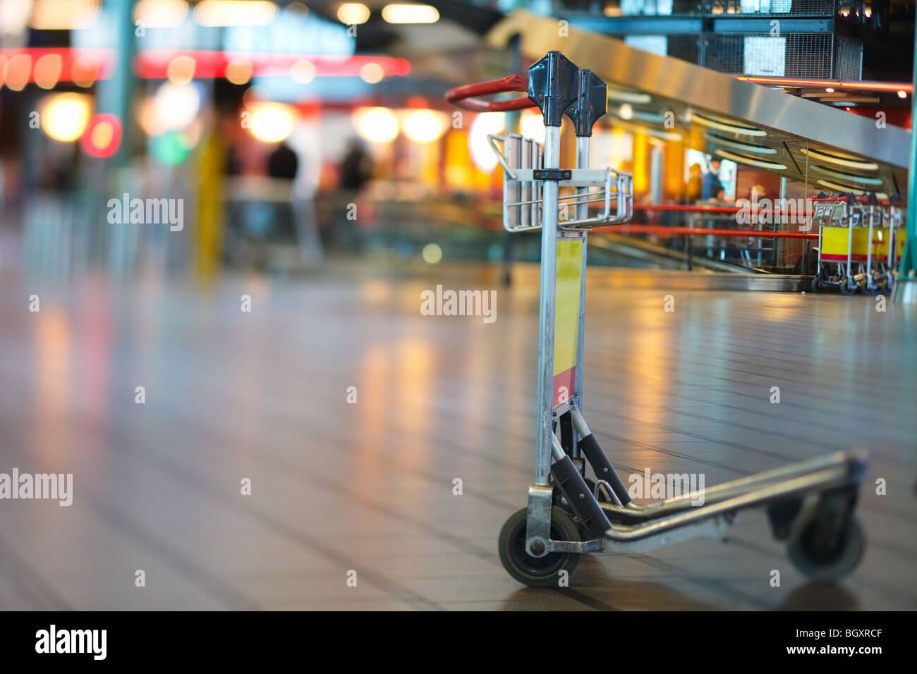 Airport Luggage Cart Stock Photo - Alamy