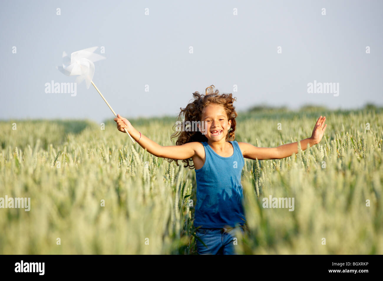 Girl With A Pinwheel High Resolution Stock Photography and Images - Alamy