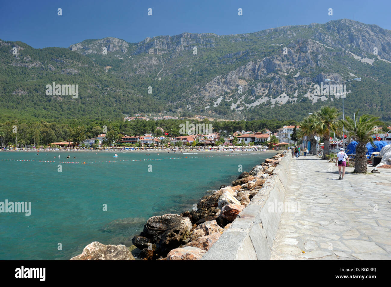 akyaka town and beach Stock Photo - Alamy