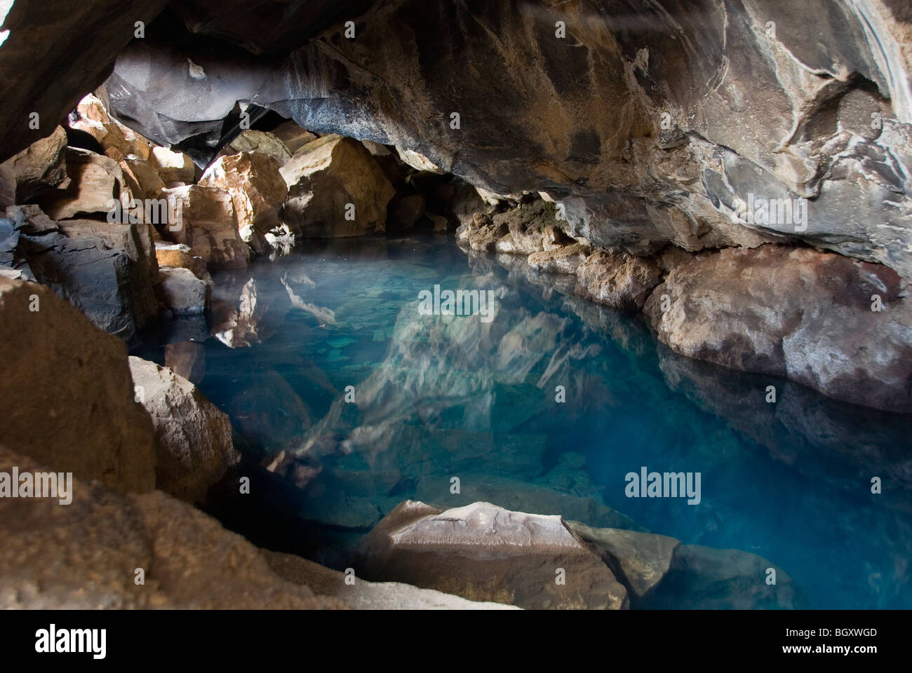 Grjótagjá cave hi-res stock photography and images - Alamy