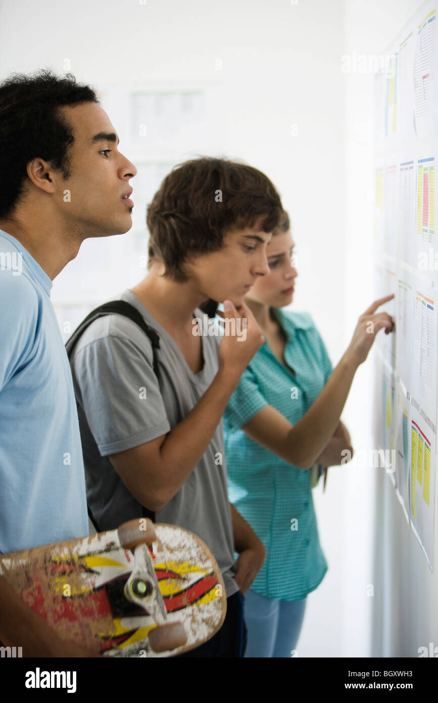 Checking test scores hi-res stock photography and images - Alamy