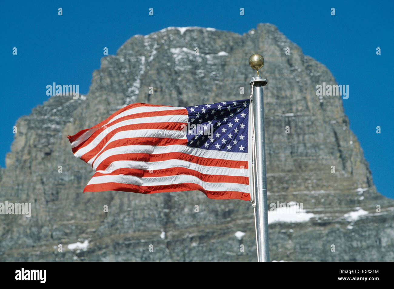 Flag mountain patriotic landscape hi-res stock photography and images ...