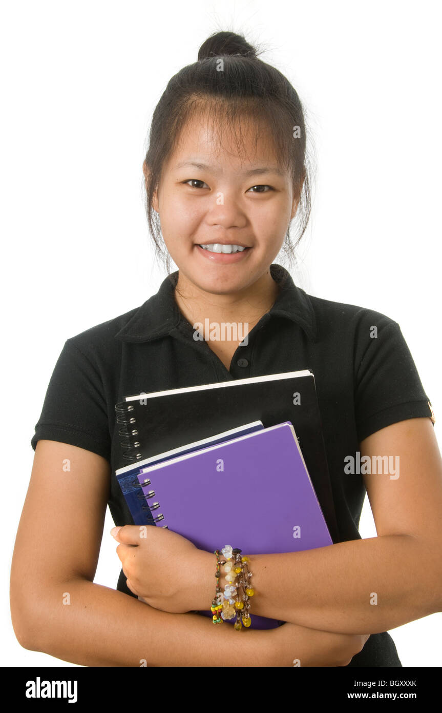Student with books Stock Photo - Alamy