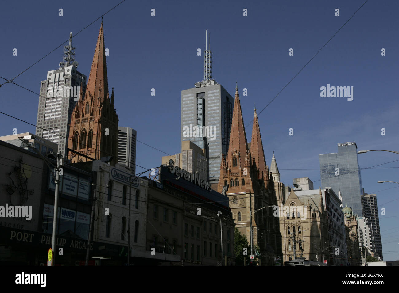 Melbourne Australia buildings Stock Photo - Alamy