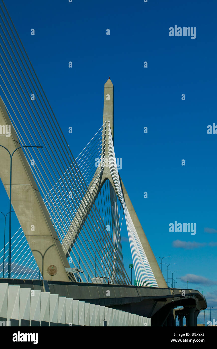 Leonard Zakim Suspension Bridge, Boston Stock Photo - Alamy