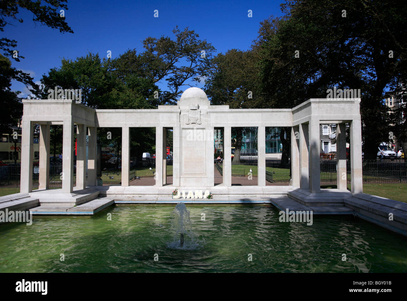 War Memorial Fountains Brighton City East Sussex County England Britain ...