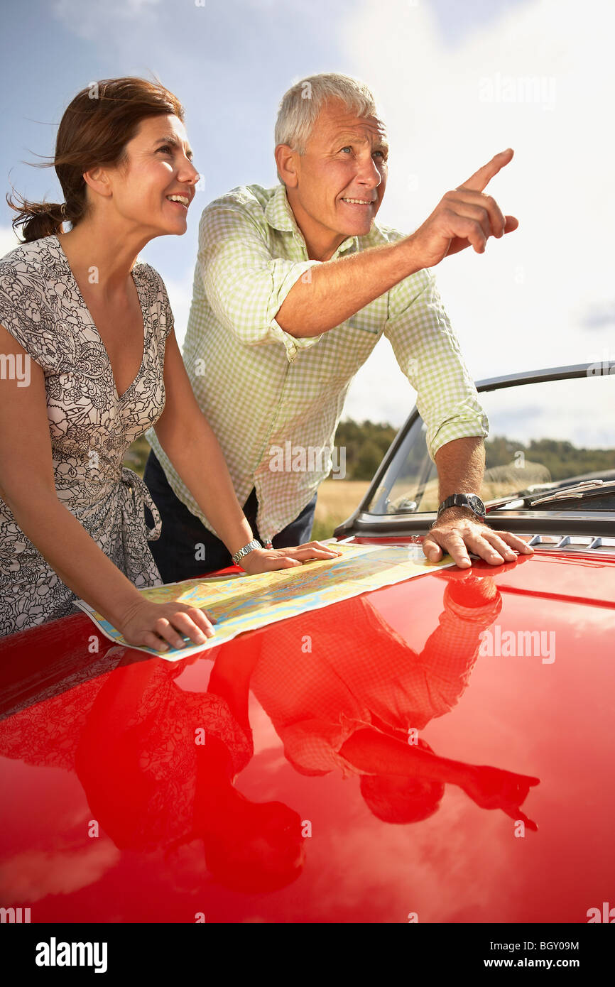 Car map hi-res stock photography and images - Alamy