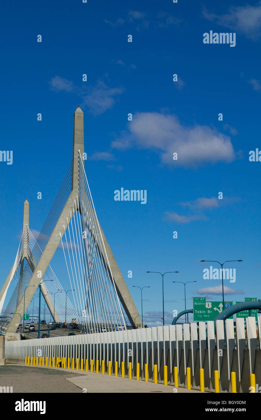 Leonard Zakim Suspension Bridge, Boston Stock Photo - Alamy