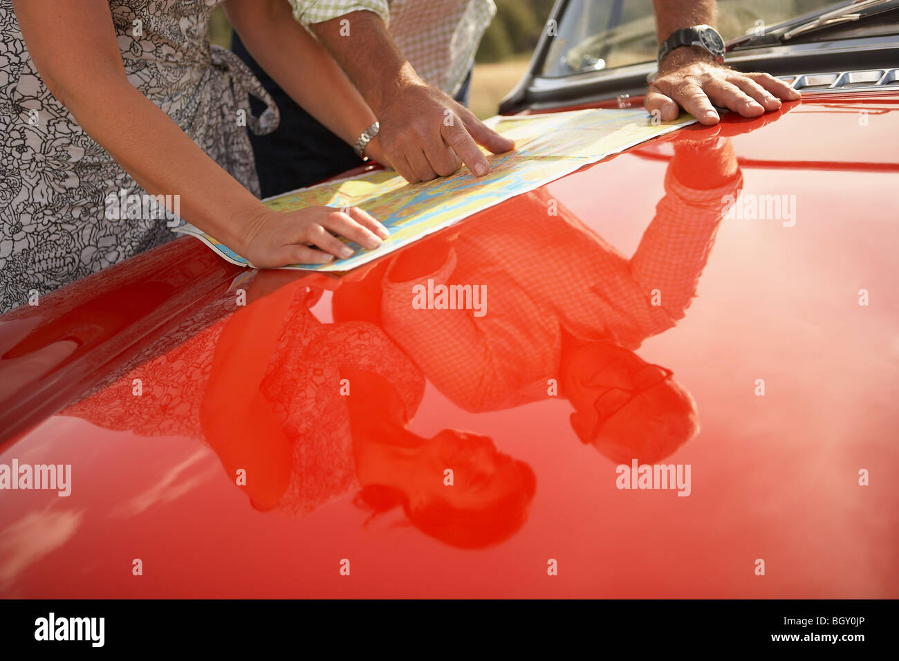 Car map hi-res stock photography and images - Alamy