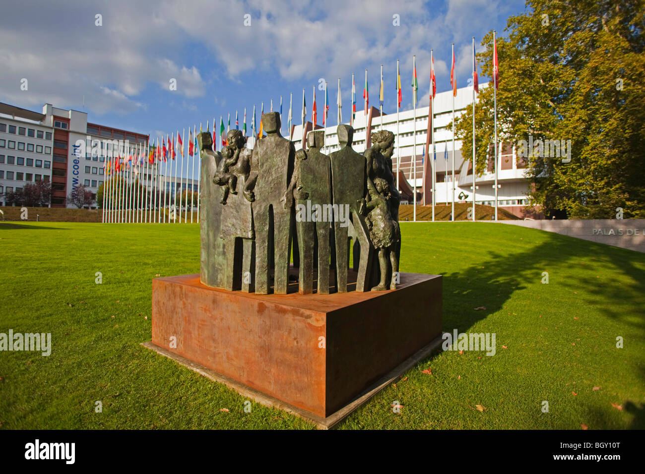 Monument statue in memory of the victims of death camps, Council of ...