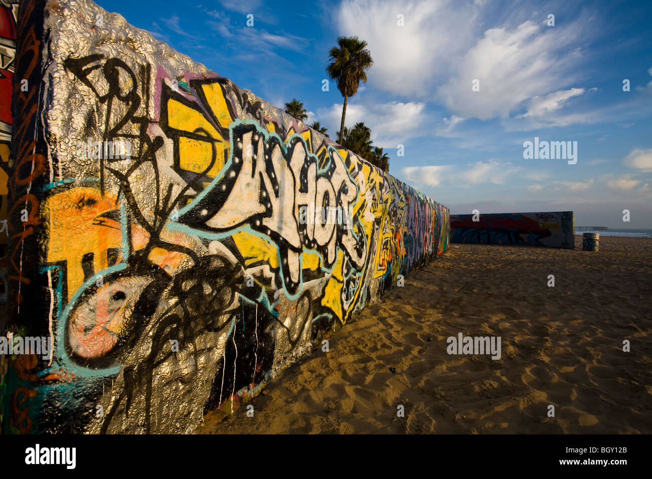 Graffiti, Venice Beach, California, United States of America Stock ...