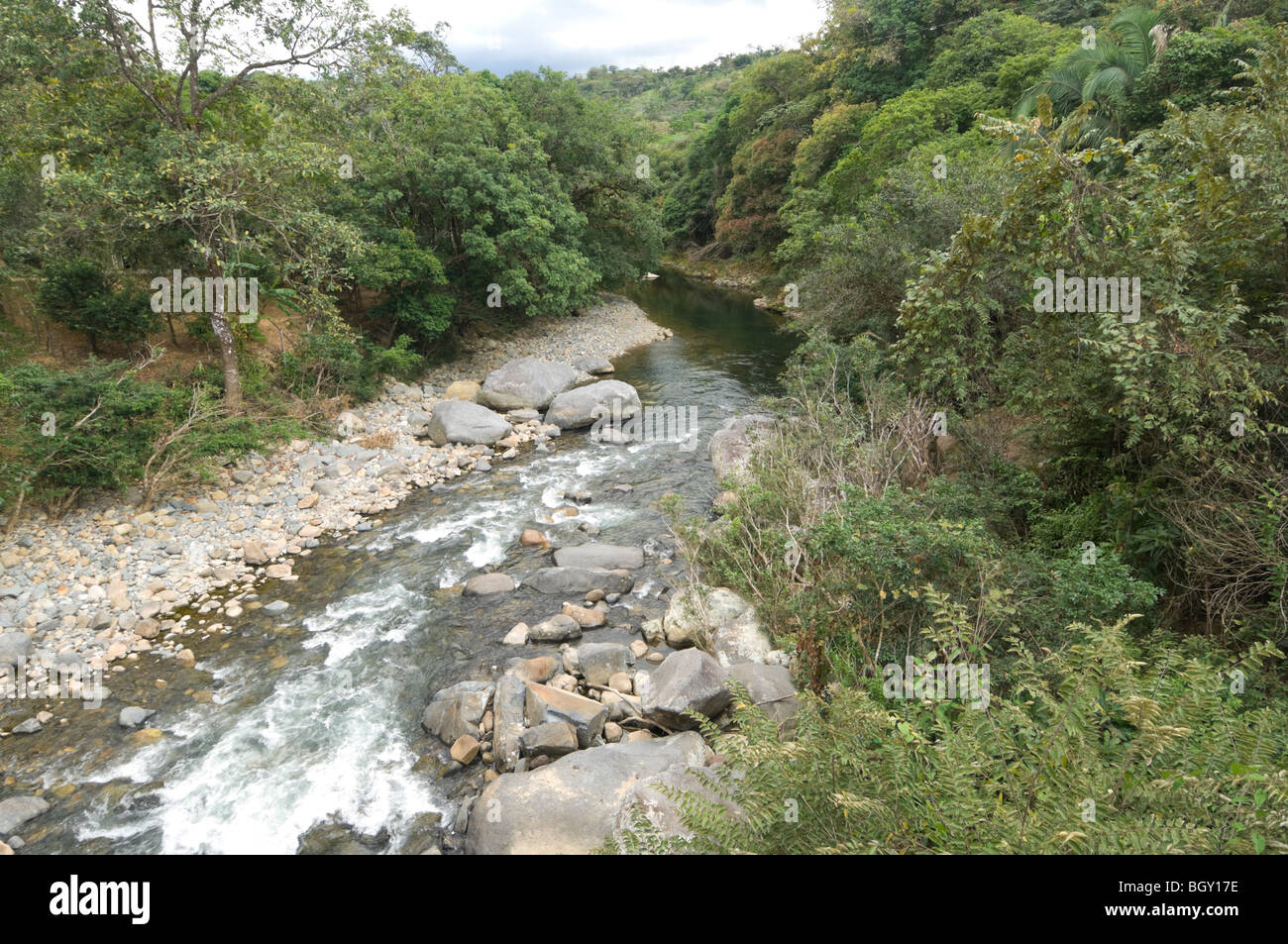 Panama River Veraguas Province Stock Photo - Alamy