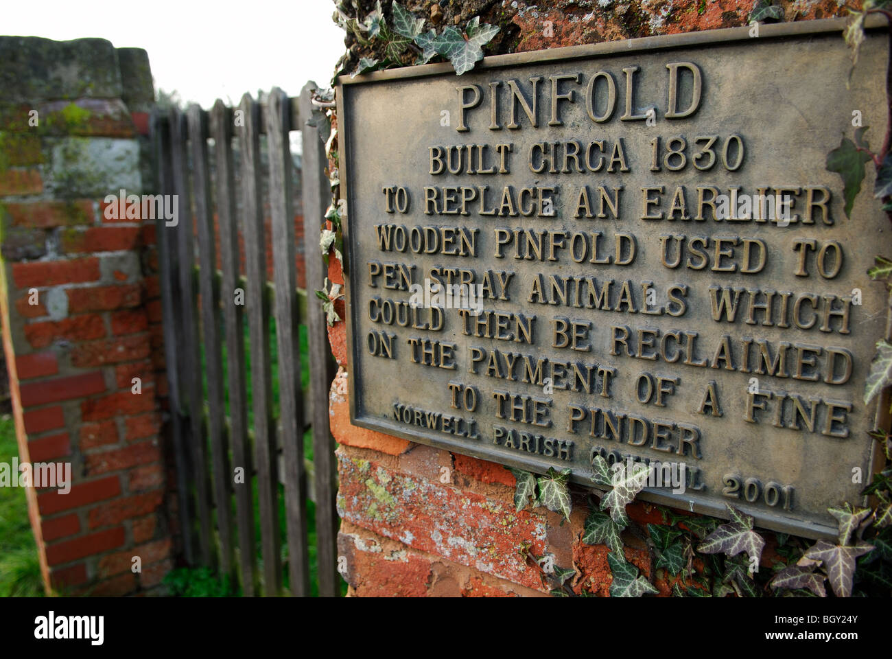 Pinfold Circa 1830 Stock Photo - Alamy