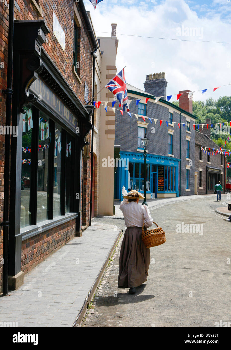 Blists Hill Museum, part of the Ironbridge Gorge Museums. Telford ...