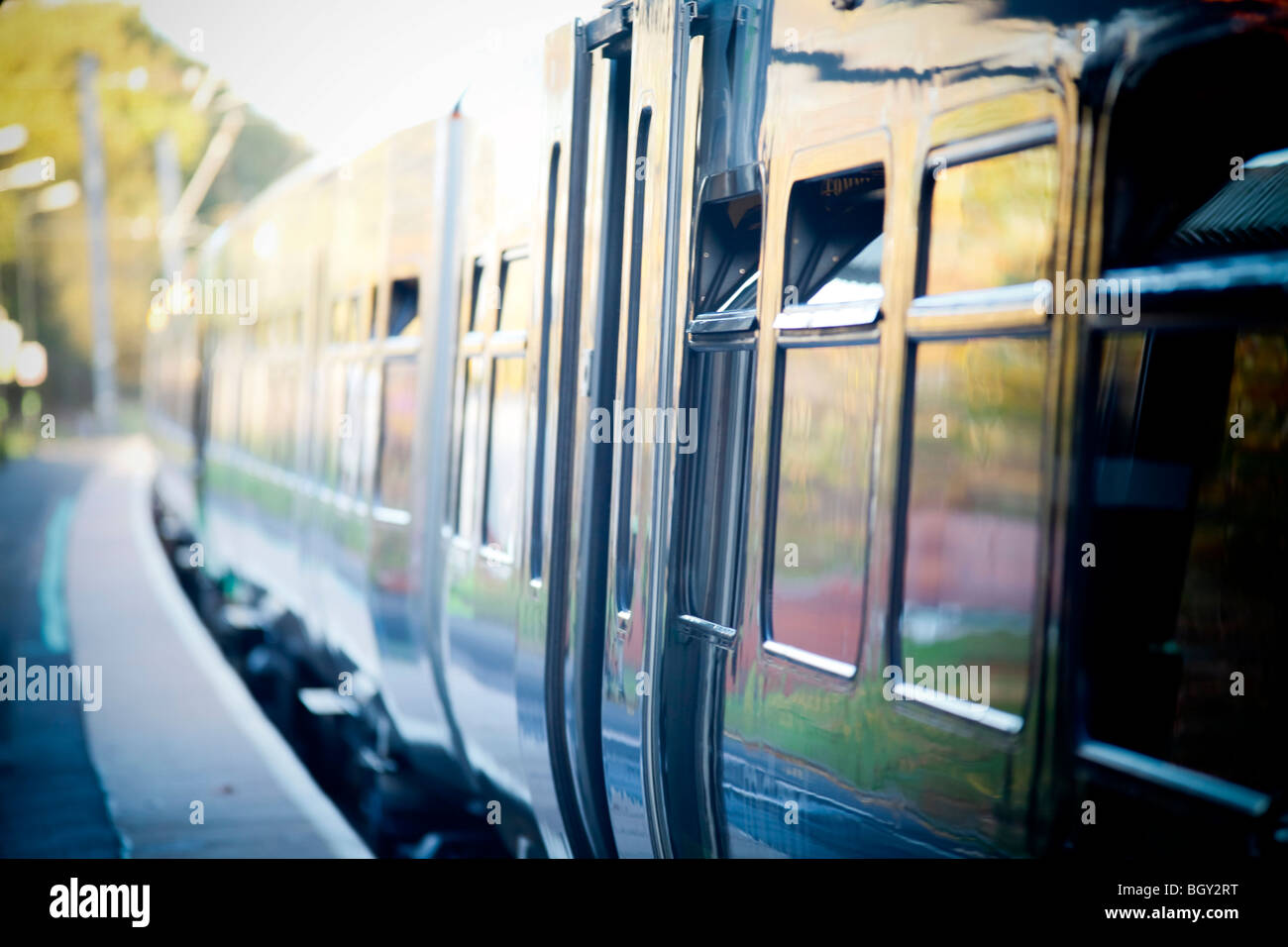 Longbridge train station, train, West Midlands Stock Photo - Alamy