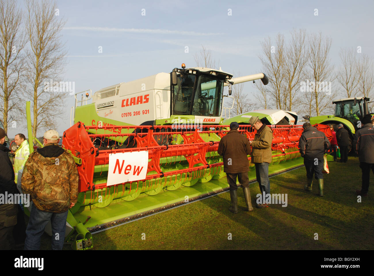 Claas Combine Harvester Stock Photo - Alamy