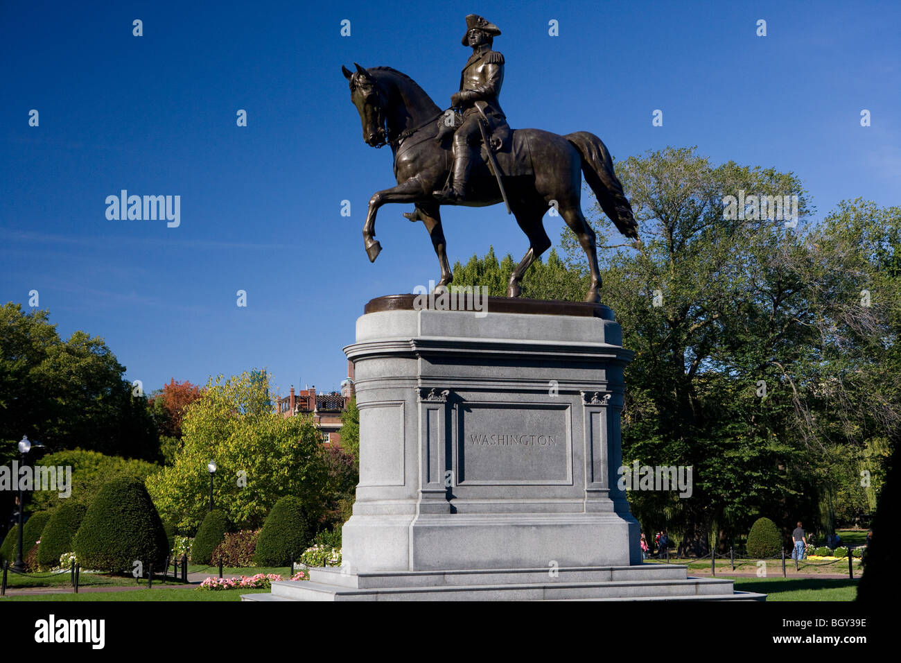 George Washington Monument, Boston, Massachusetts, USA Stock Photo - Alamy