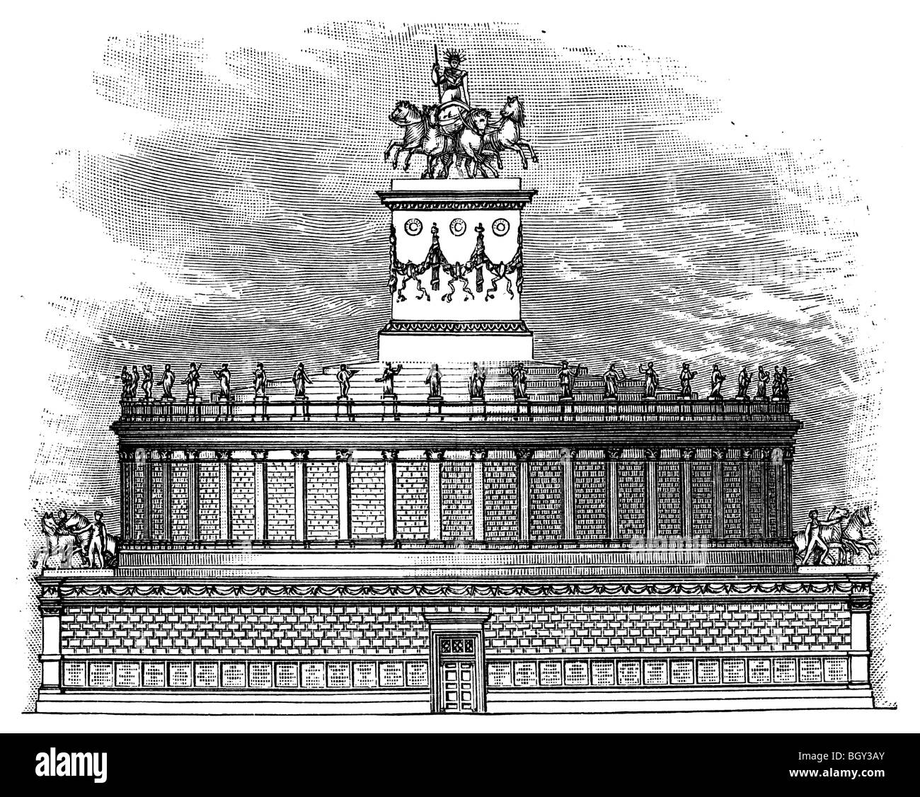 Ancient roman buildings in Black and White Stock Photos & Images - Alamy