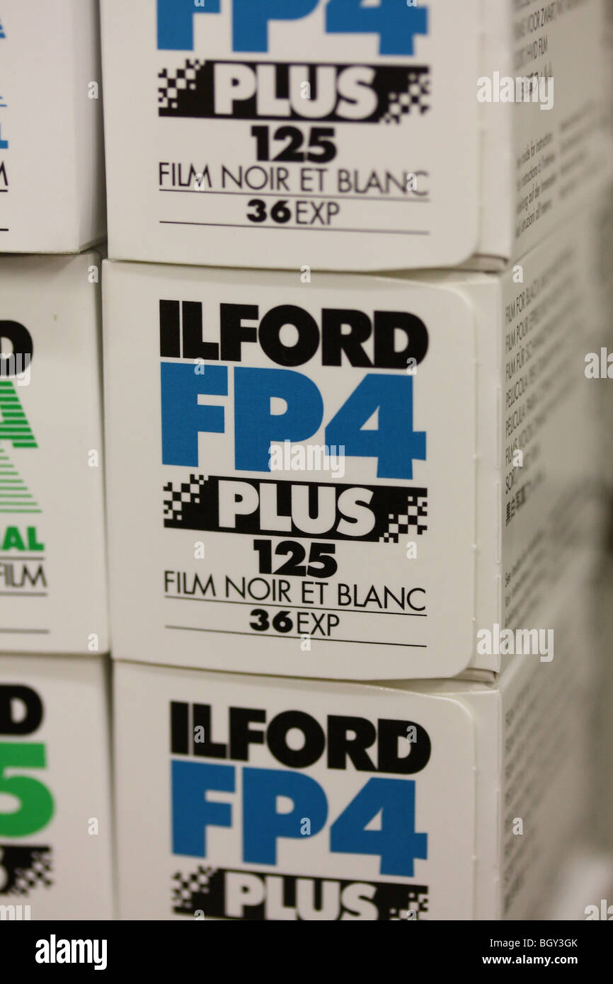 Black and white FP4 film Stock Photo - Alamy