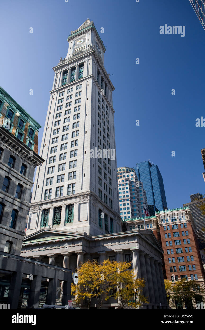Customs Tower, Boston, Massachusetts, USA Stock Photo - Alamy