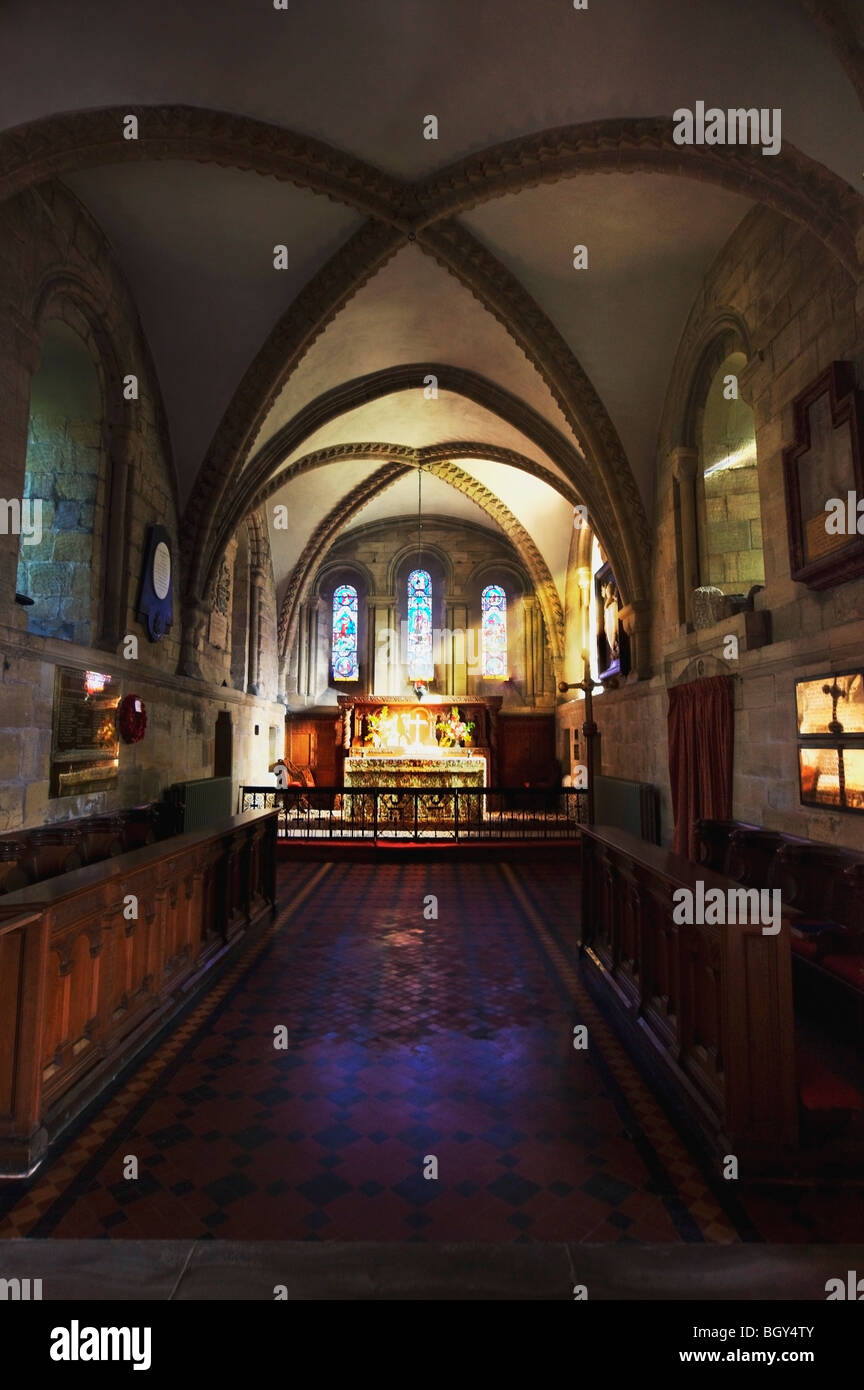 Church interior, Northumberland, England Stock Photo - Alamy