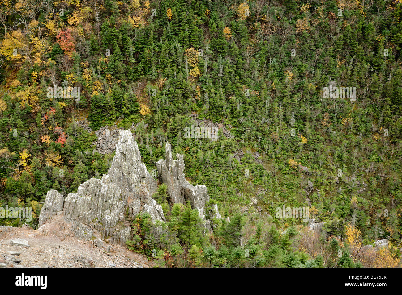 Dixville Notch, New Hampshire during the autumn months in Dixville, New ...