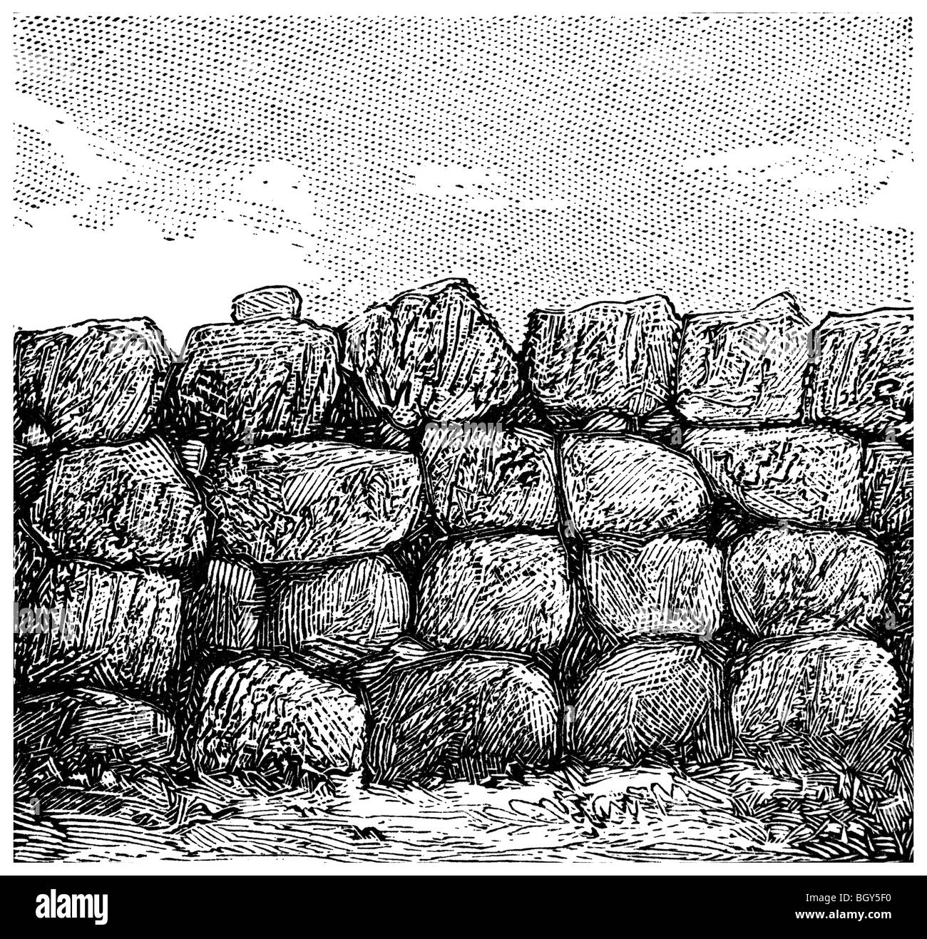 Cyclops walls greece hi-res stock photography and images - Alamy