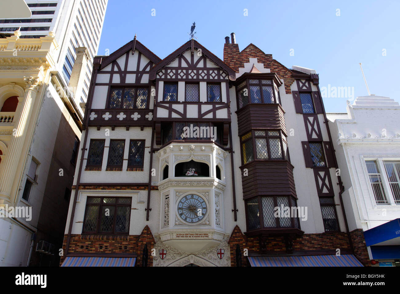 Tudor style architecture at London Court in Perth, Western Australia ...
