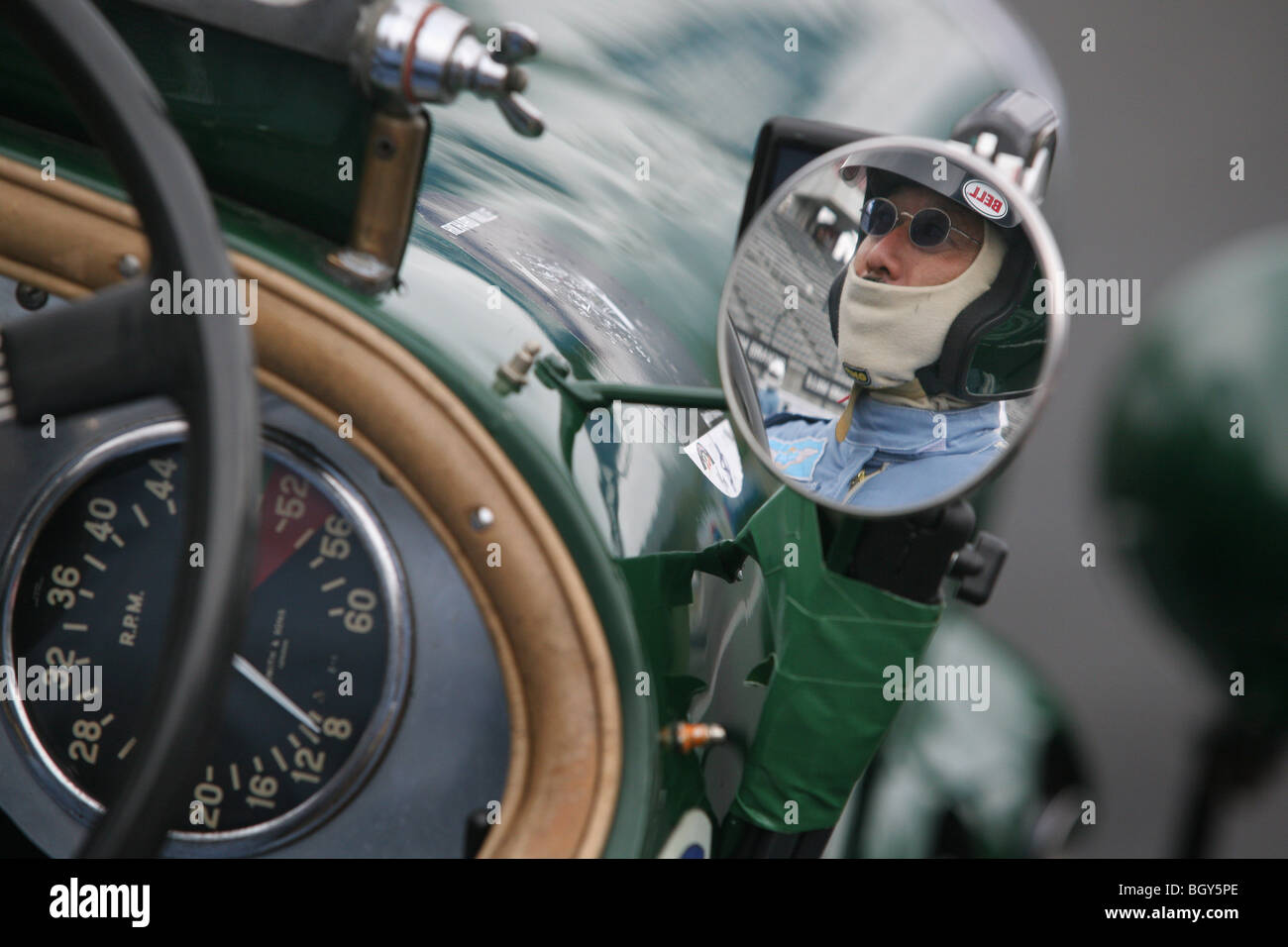 1938 Lagonda Rapier with driver and owner Tazuma Kaneko. Le Mans ...