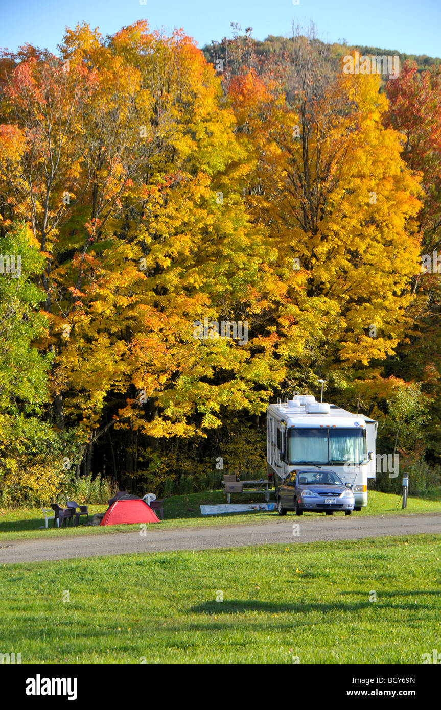 Camping Pennsylvania State Park Stock Photo - Alamy