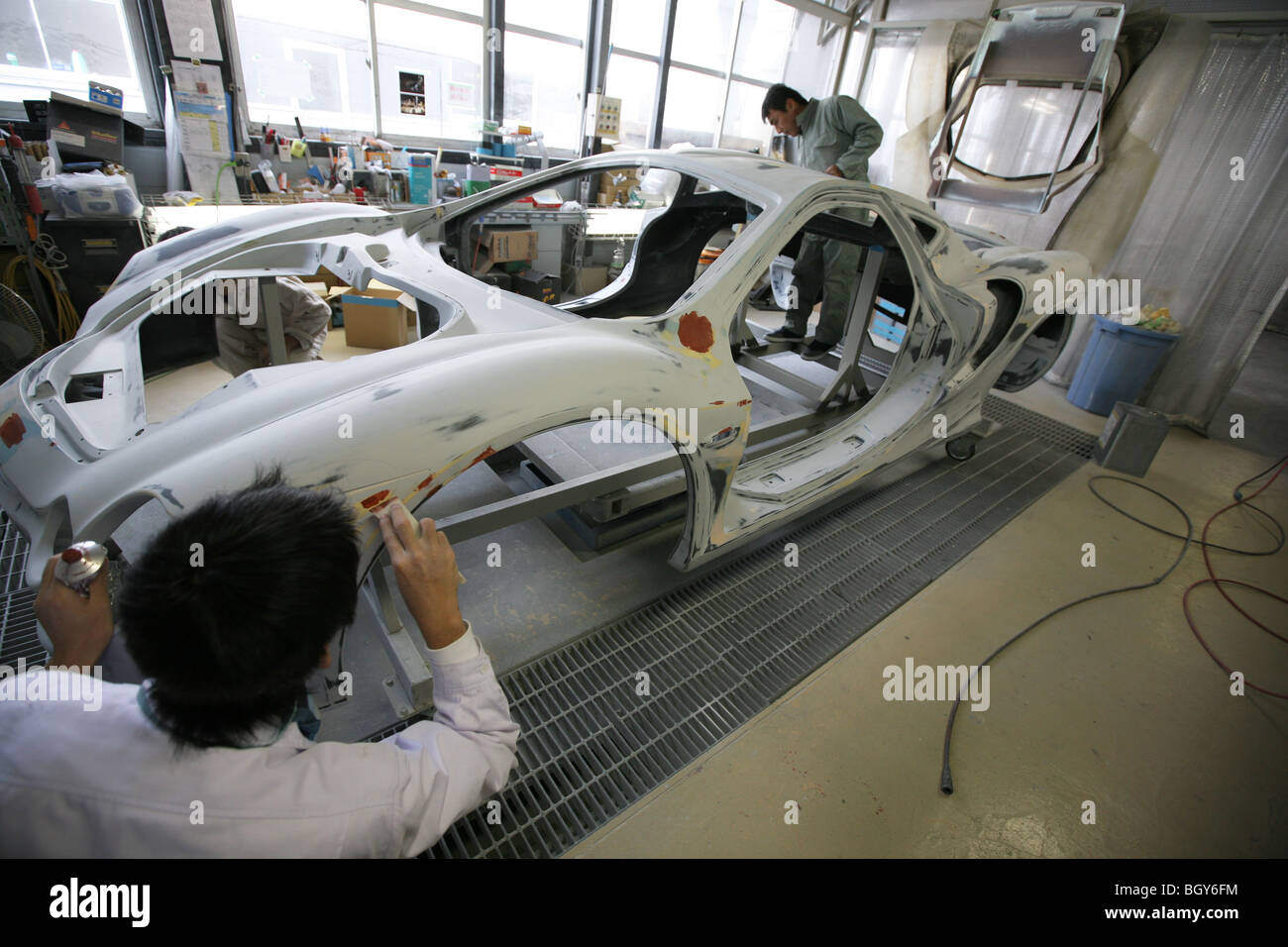 'Orochi' car, hand built by Mitsuoka cars, Toyama, Japan Stock Photo ...