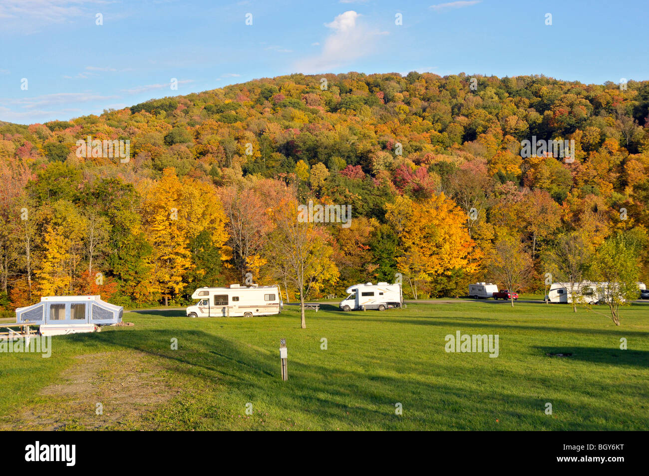 Camping Connecticut State Park Stock Photo - Alamy