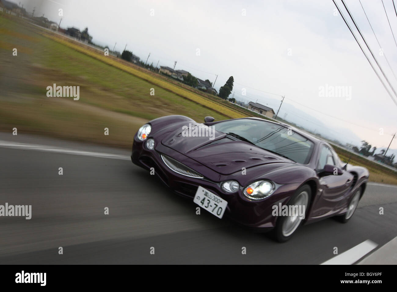 'Orochi' car, hand built by Mitsuoka cars, Toyama, Japan Stock Photo ...