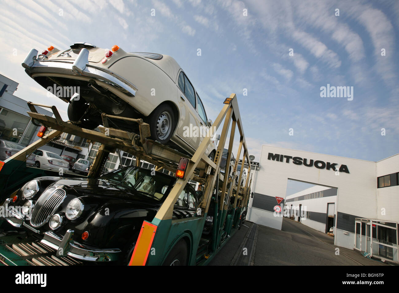 Mitsuoka car factory and production lines, near Toyama, Japan ...