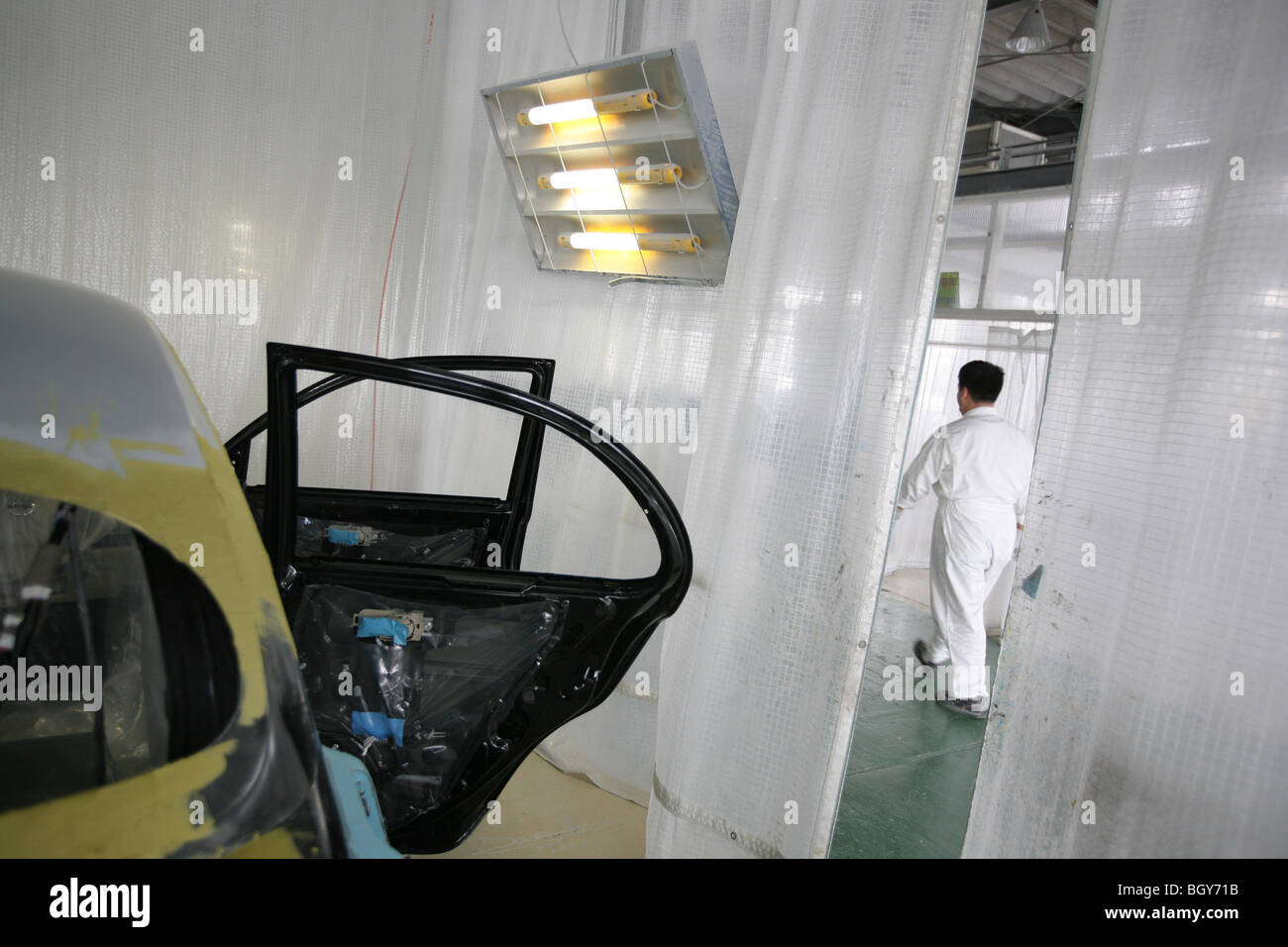 Mitsuoka car factory and production lines, near Toyama, Japan ...