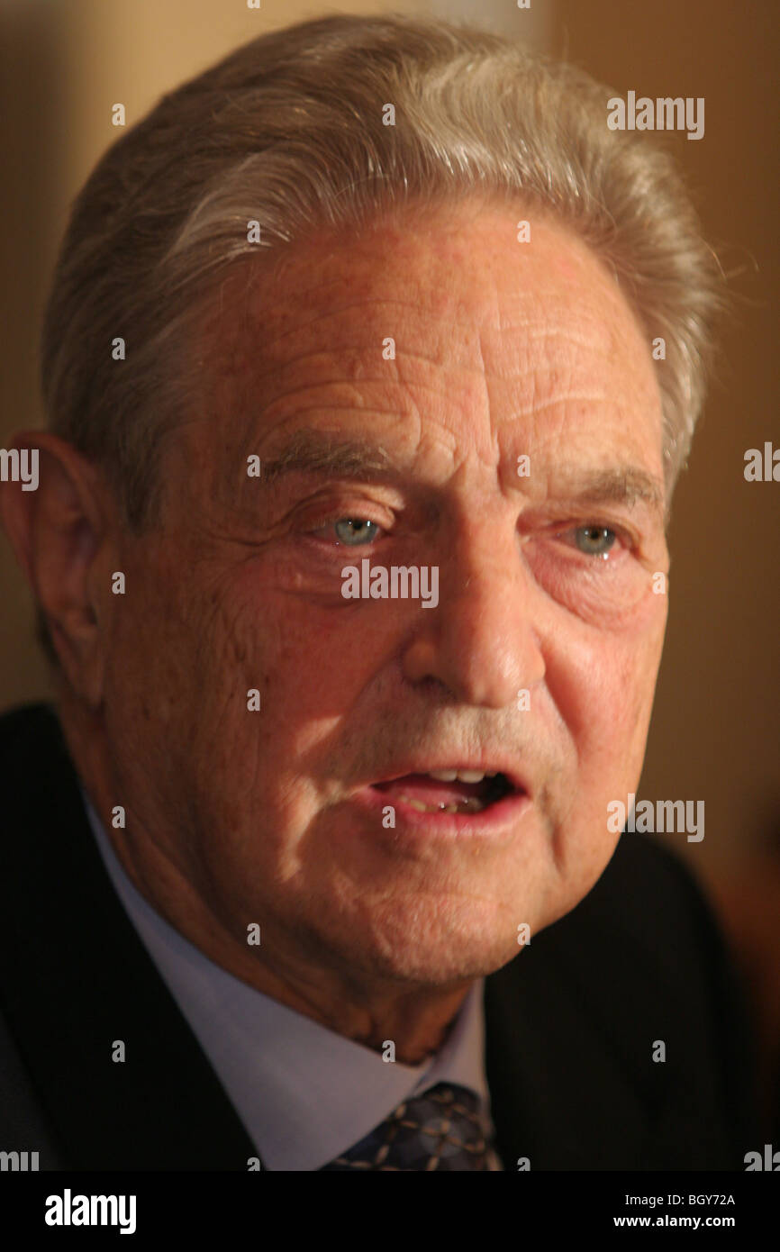 George Soros, Chairman of Soros Fund Management, hedge fund manager ...