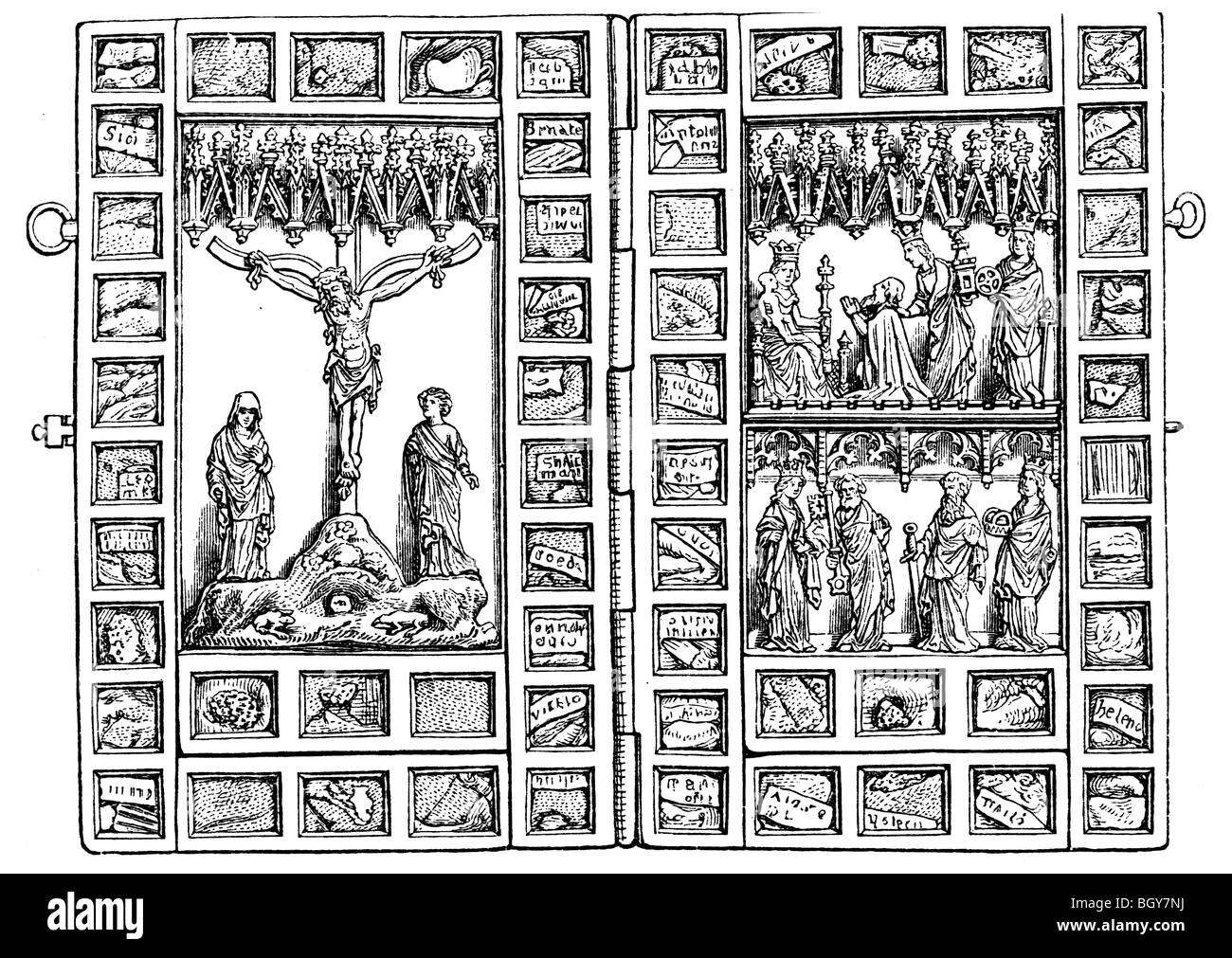 Outside altar Black and White Stock Photos & Images - Alamy