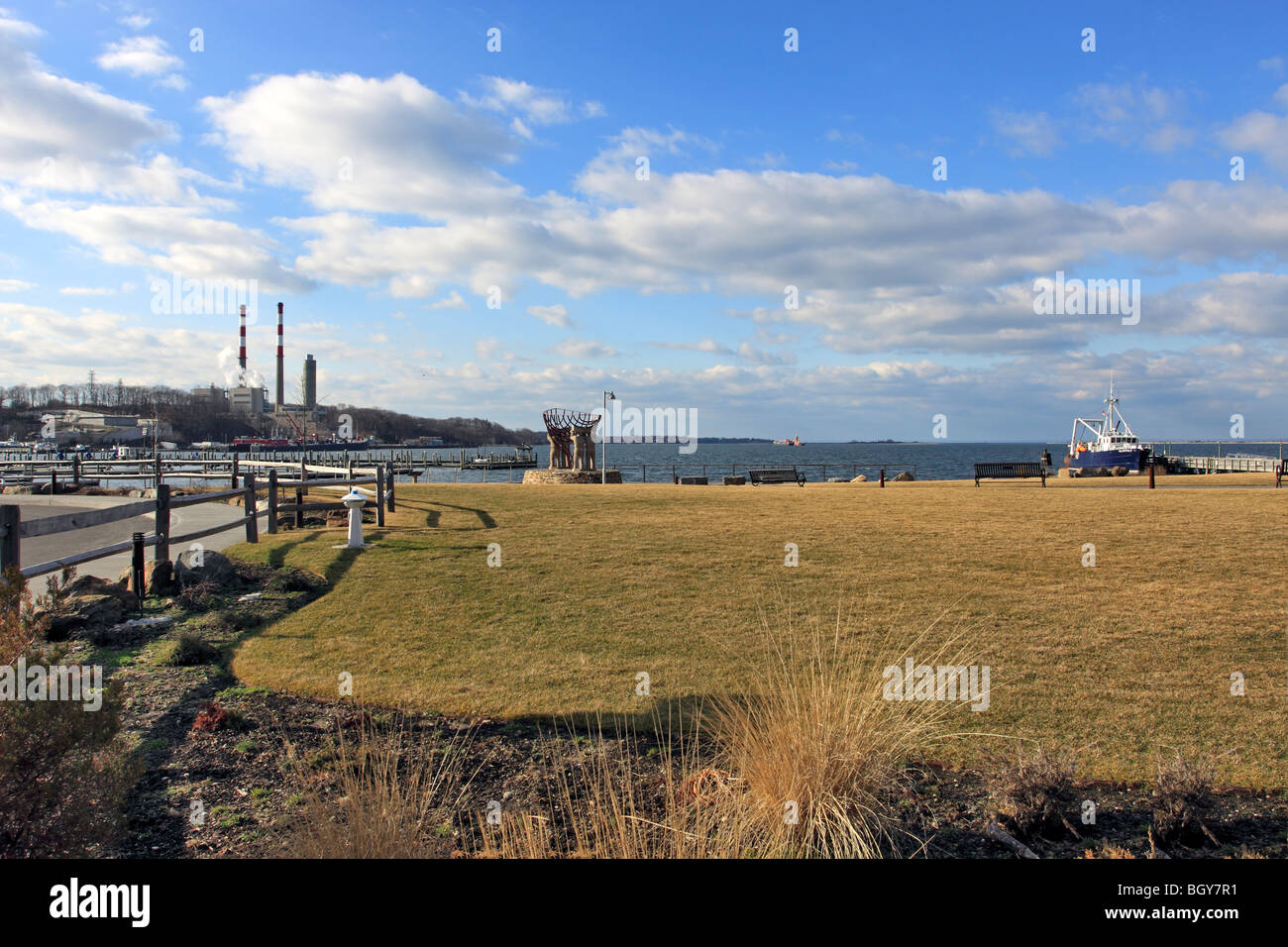Port Jefferson Harbor, Long Island, NY Stock Photo - Alamy
