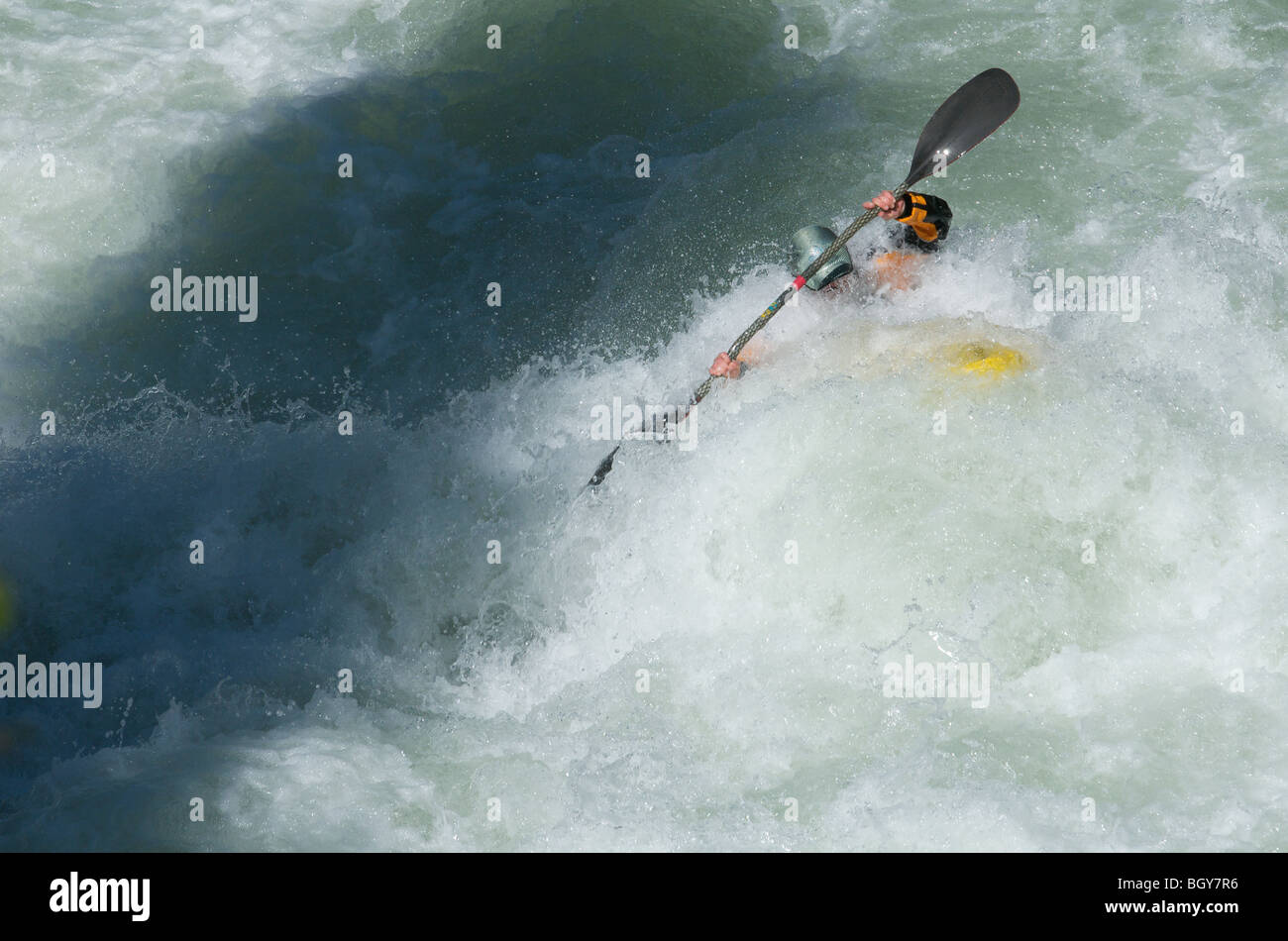 Kayak waterfall hi-res stock photography and images - Alamy