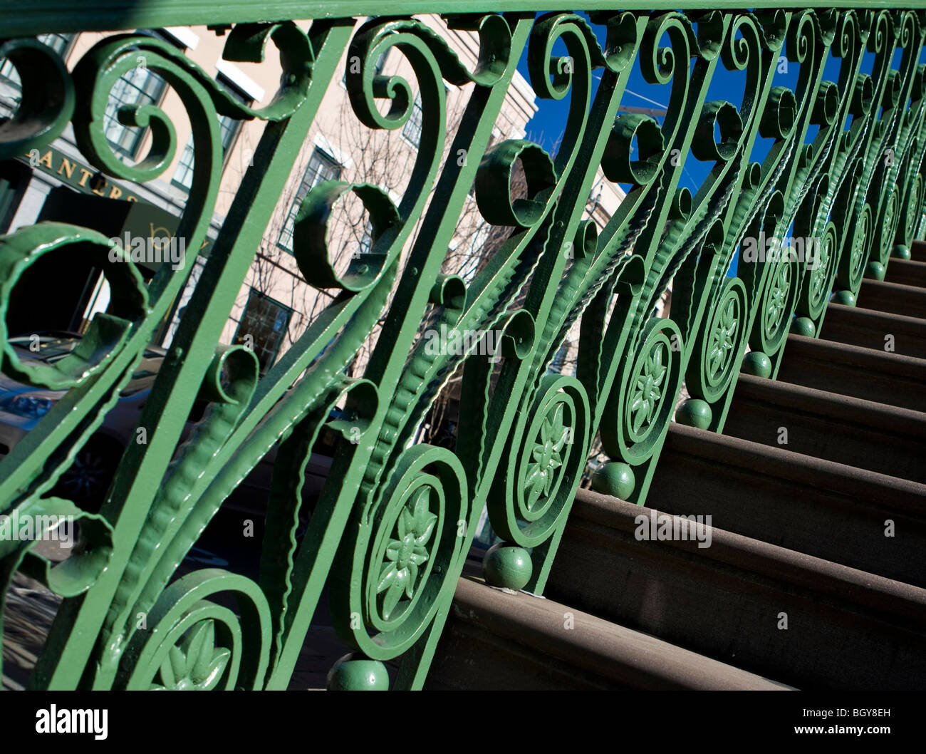 Ironwork railing hi-res stock photography and images - Alamy