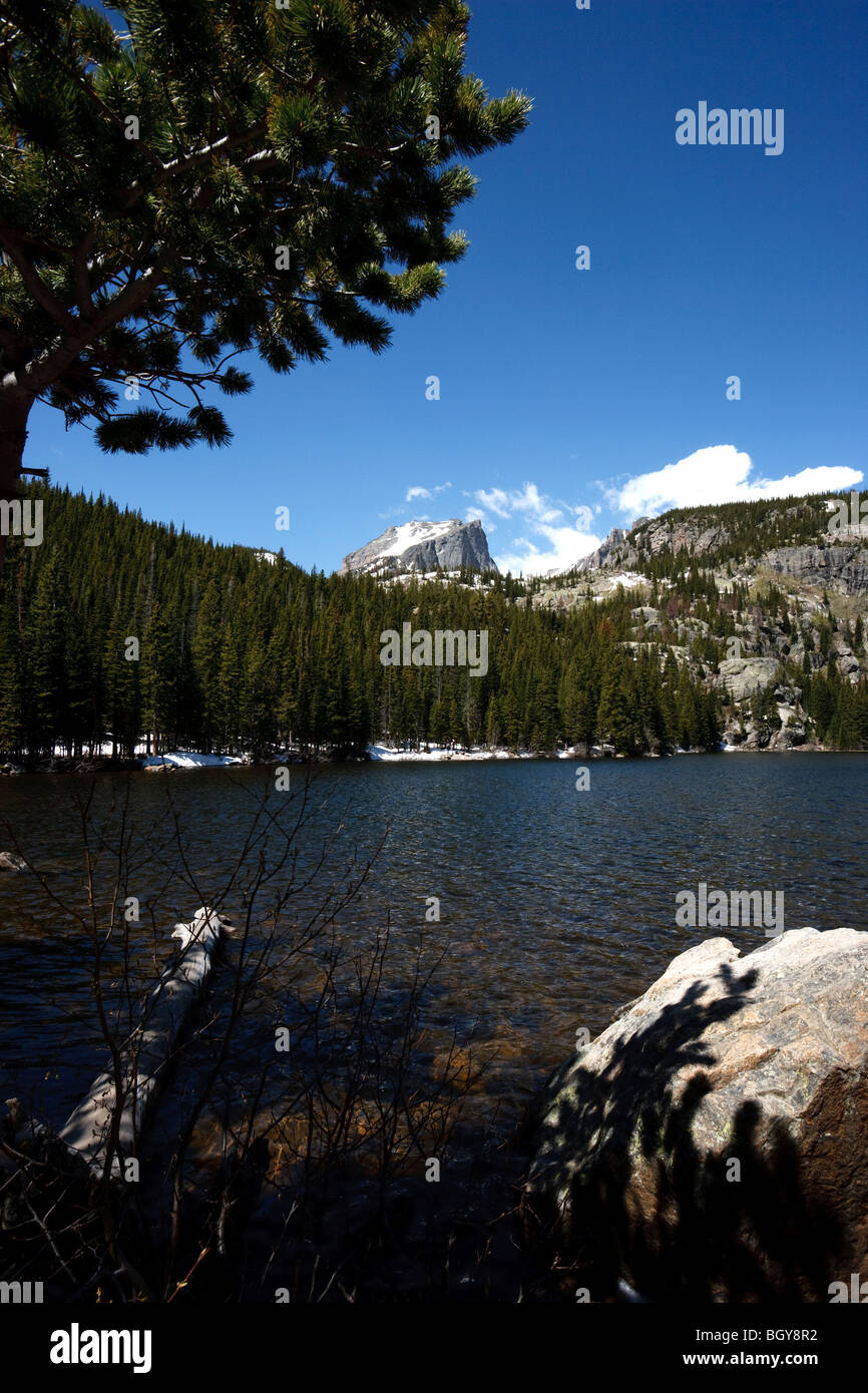 Nymph Lake, Rocky Mountain National Park, Colorado USA Stock Photo - Alamy