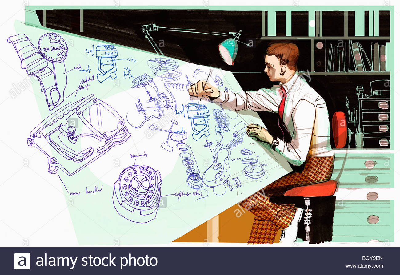 Architect Drawing Board Stock Photos & Architect Drawing Board Stock ...